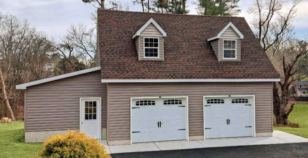 Chalet Garage with Loft - Lancaster PA Shed Builders