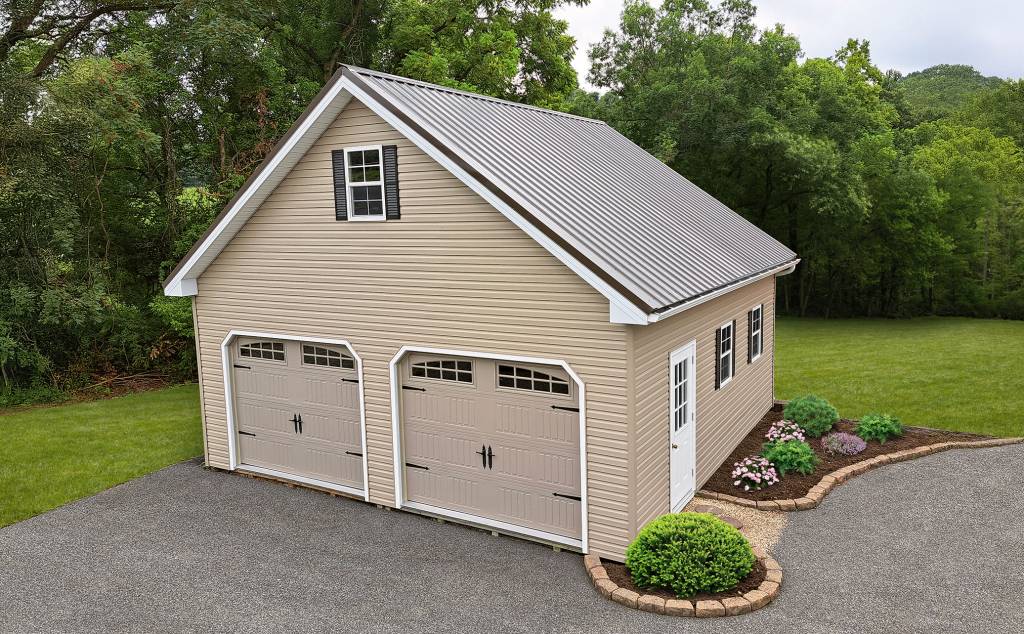 2-Story Build On Site Garage - Lancaster PA Shed Builders